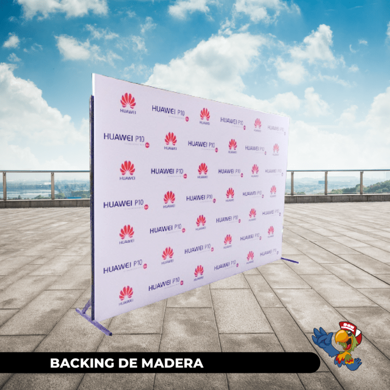 Backing de madera DON LETRERO